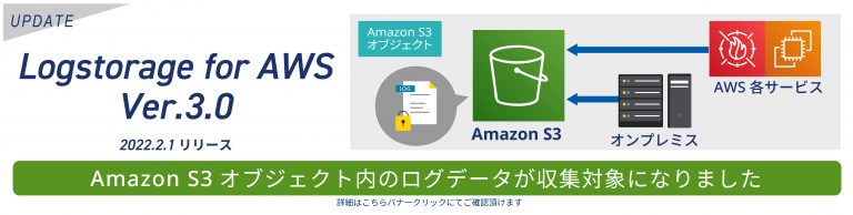 AWS 連携製品紹介 | 連携製品紹介 | 【公式】統合ログ管理システム Logstorage